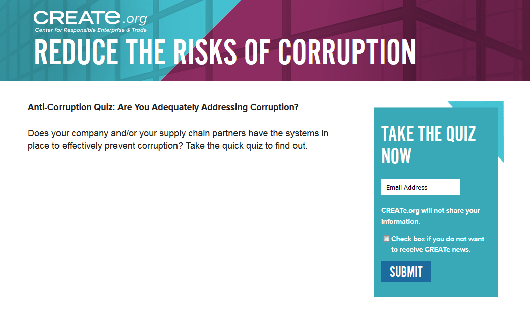 CREATe.org: Understanding Anti-Corruption Risk - Ethisphere Magazine